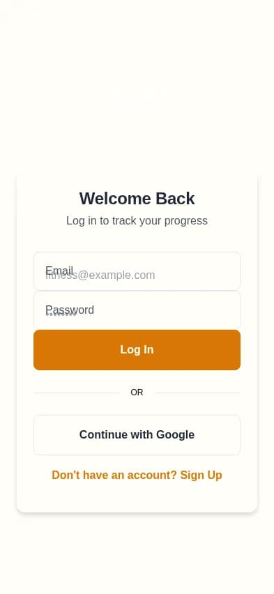 AI Workout Planner