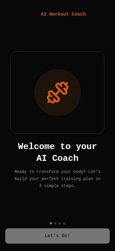AI Workout Coach