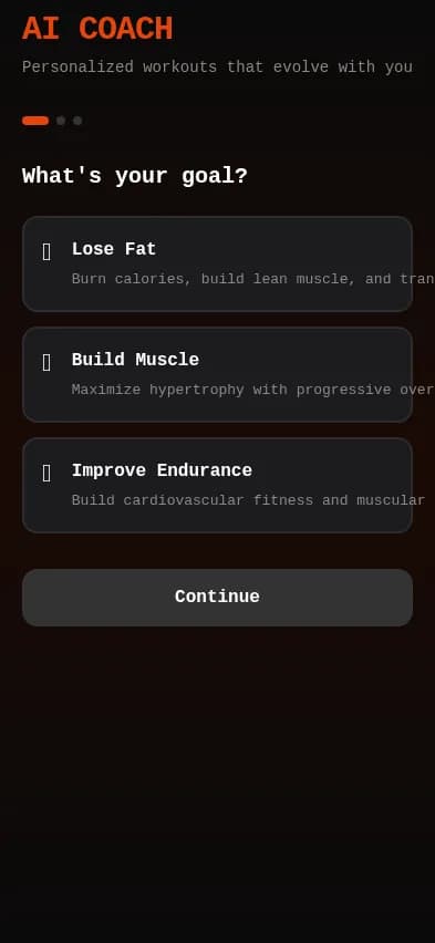 AI Workout Coach