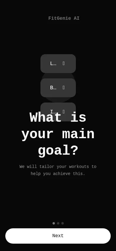 FitGenie AI Trainer