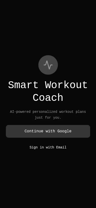 Smart Workout Coach