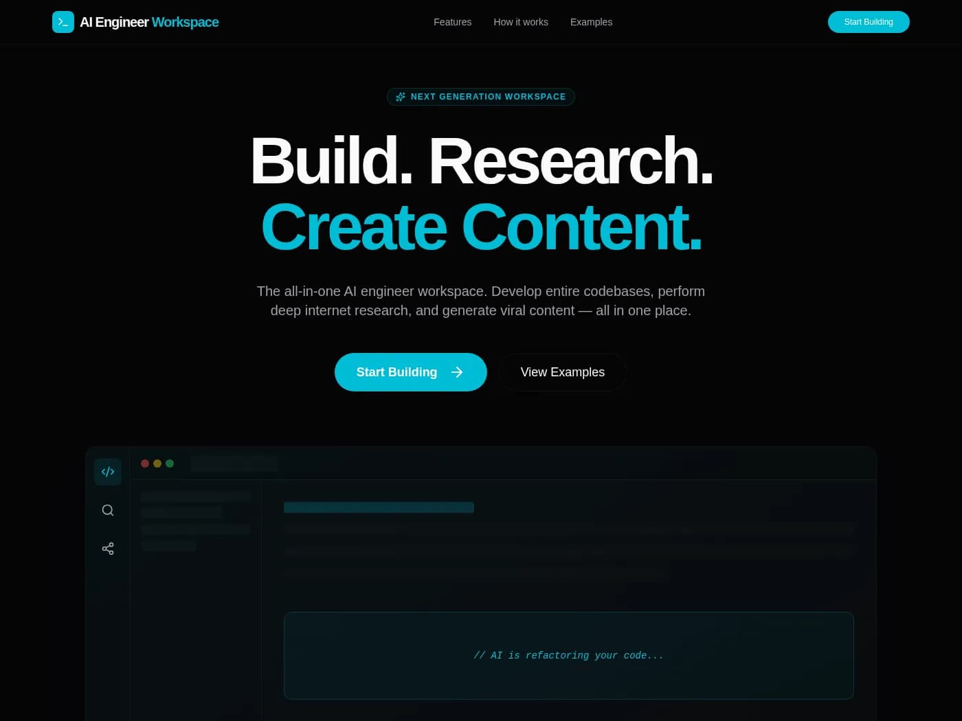 AI Engineer Workspace