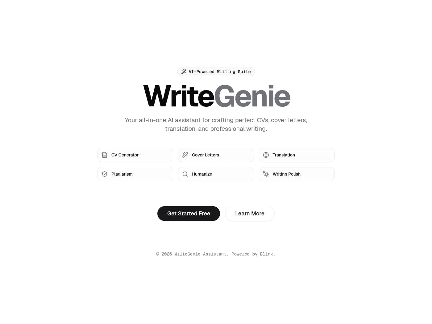 WriteGenie Assistant
