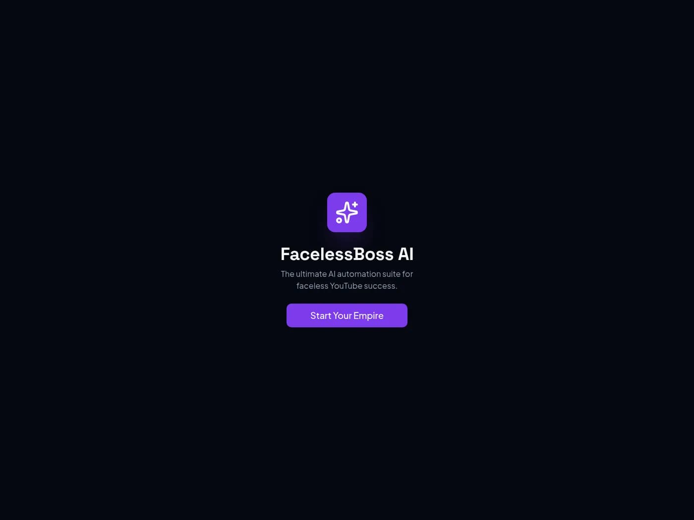 AI Faceless Channel Boss