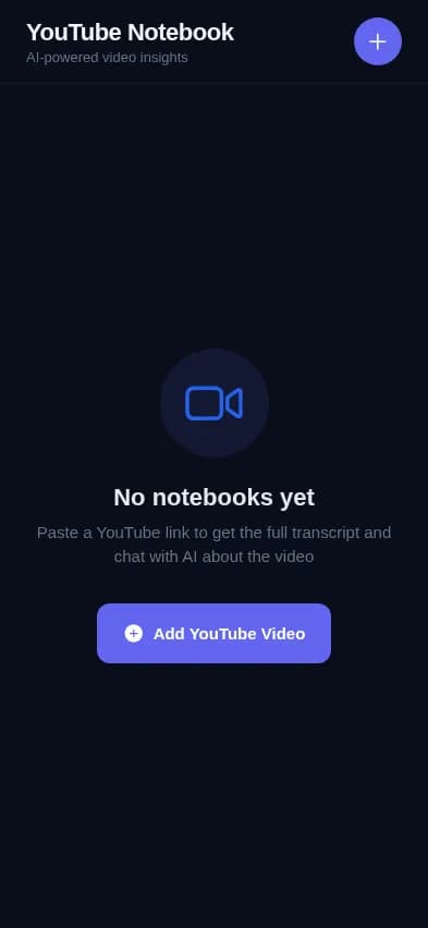 AI YouTube Insight Notebook