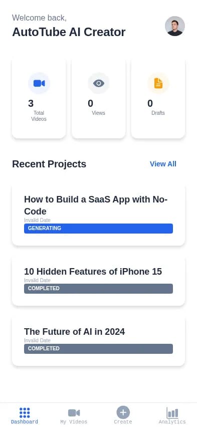 AutoTube AI Studio