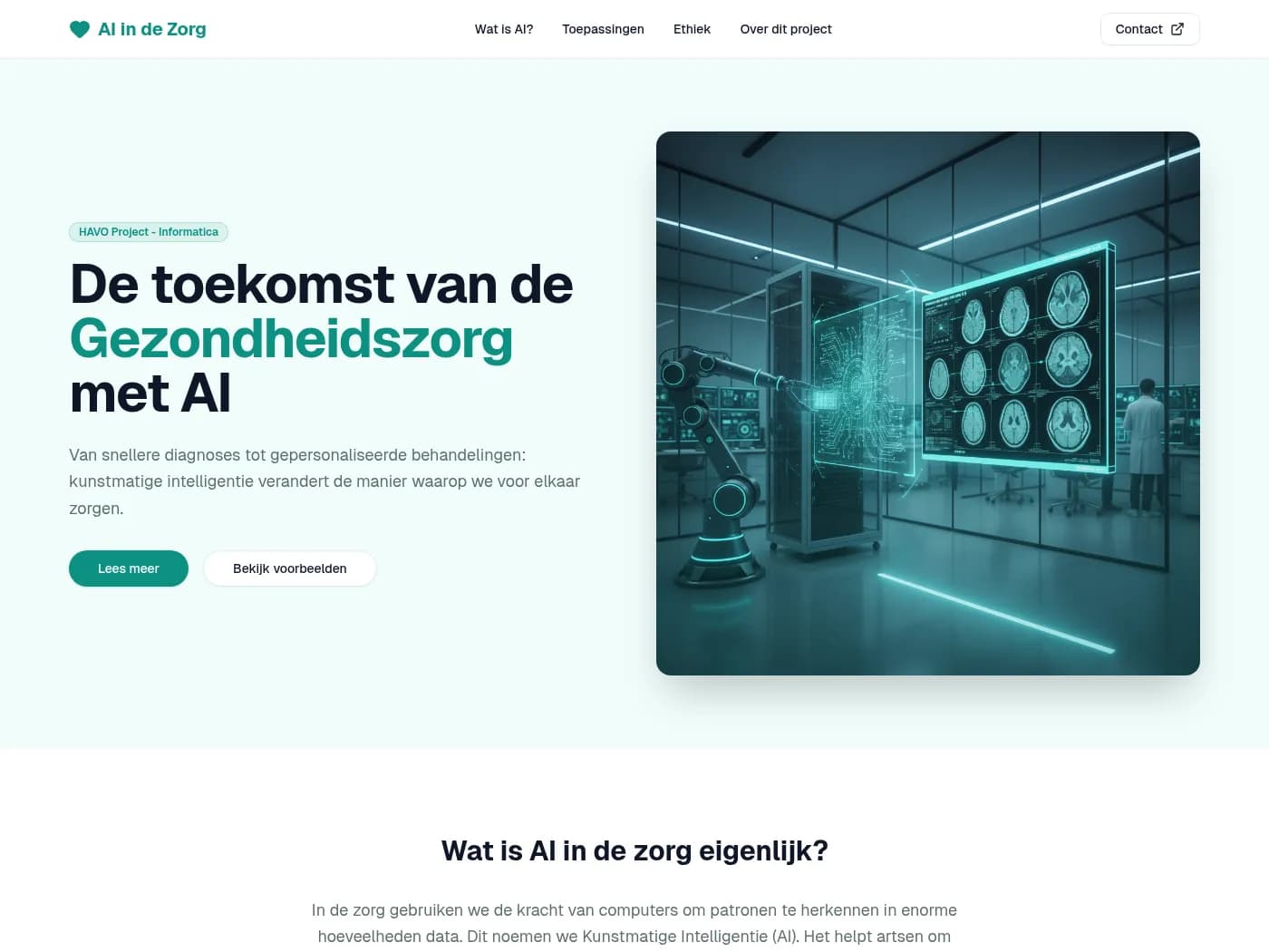 AI in de Zorg Site