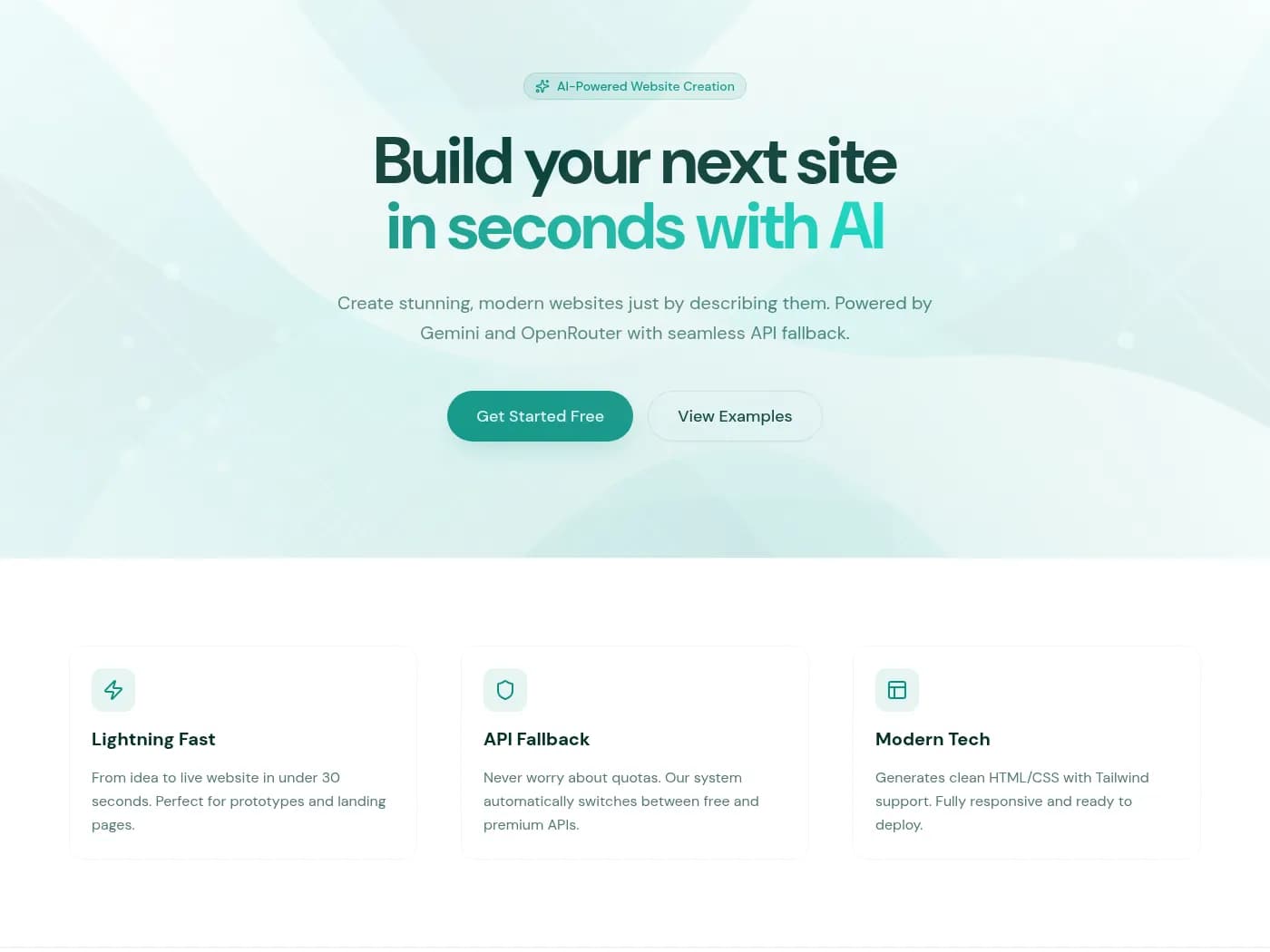 AIBuildr Website Generator