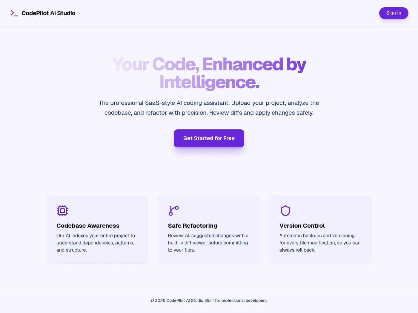 CodePilot AI Studio