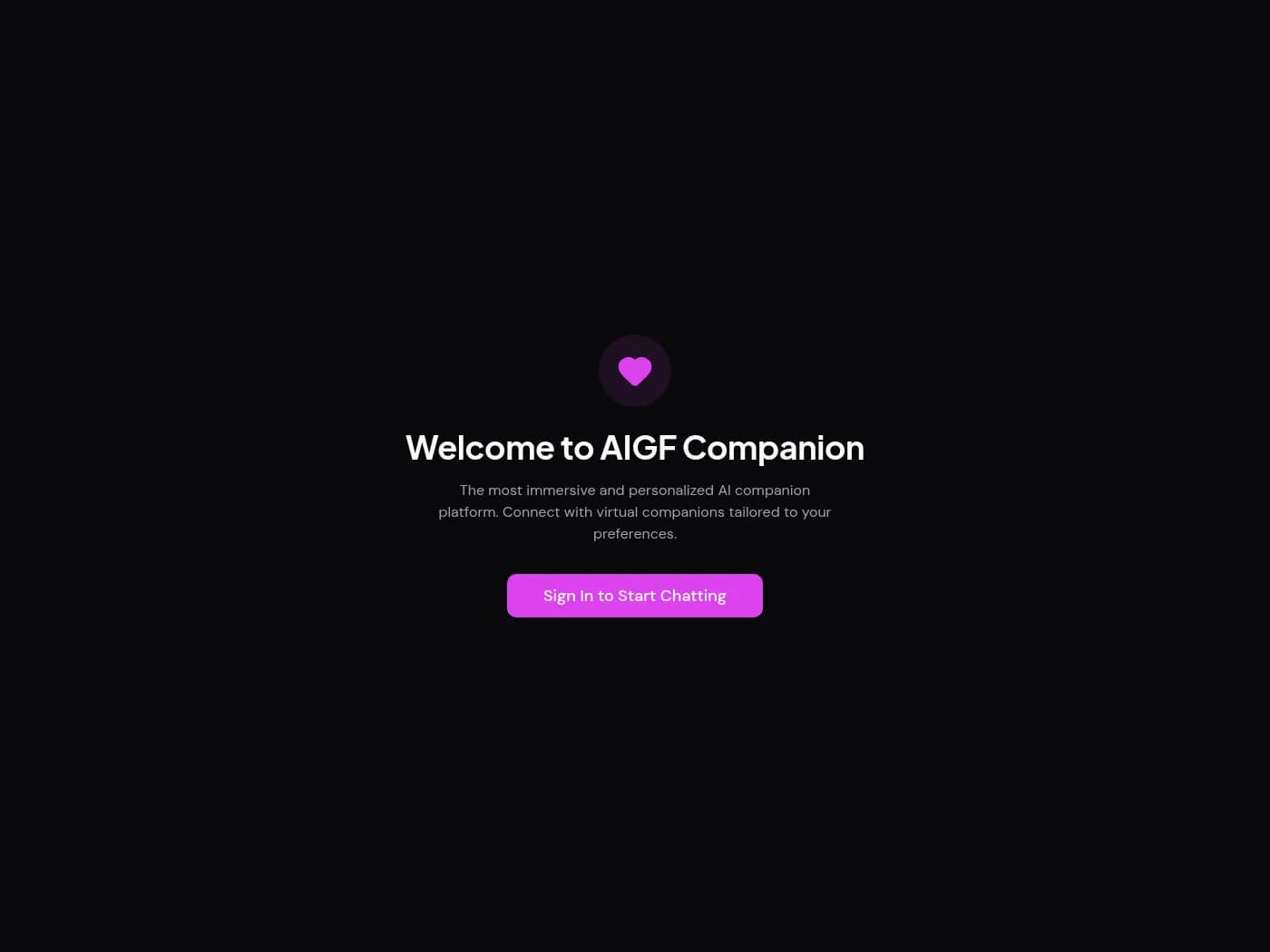 AIGF Companion Chat