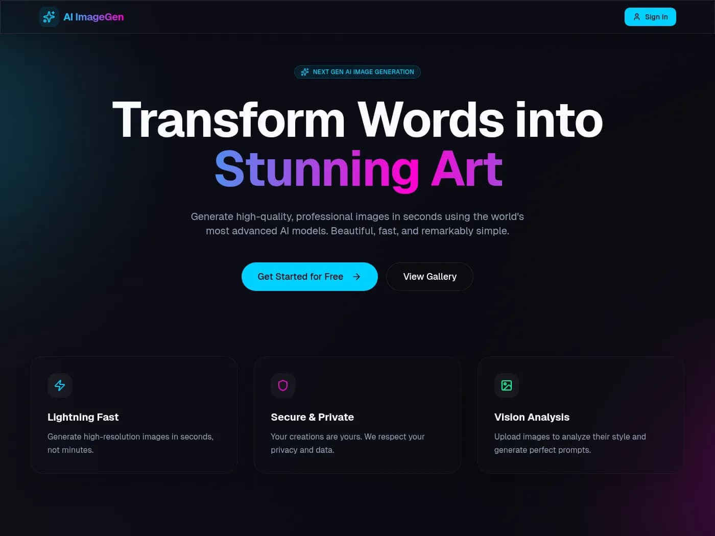 AI ImageGen Clone