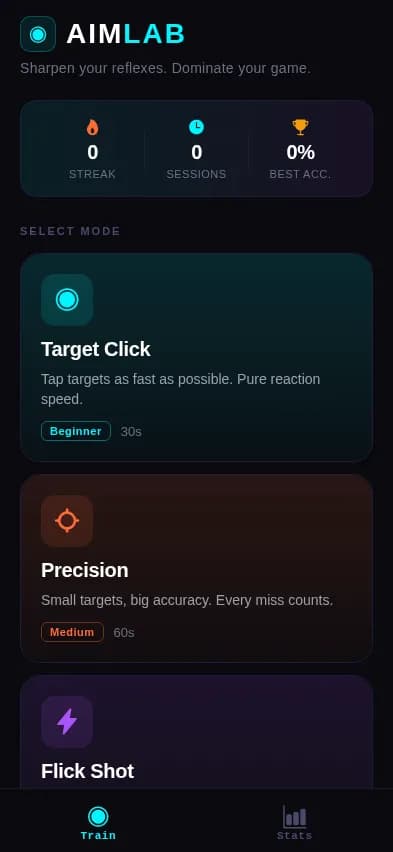Aim Trainer Mobile