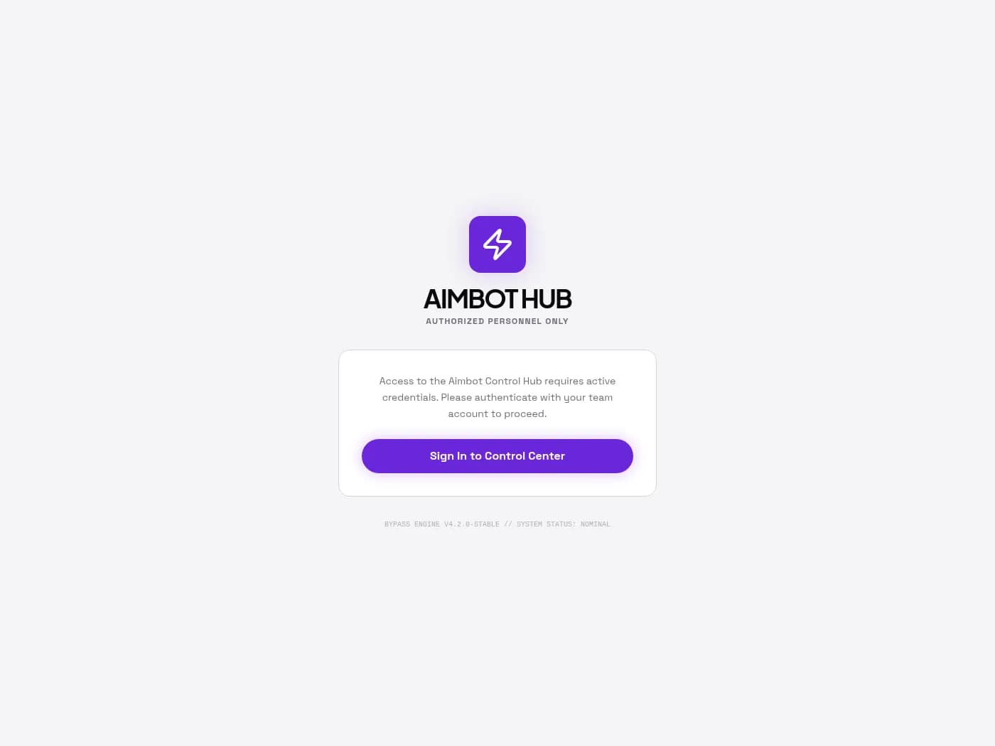 Aimbot Control Hub