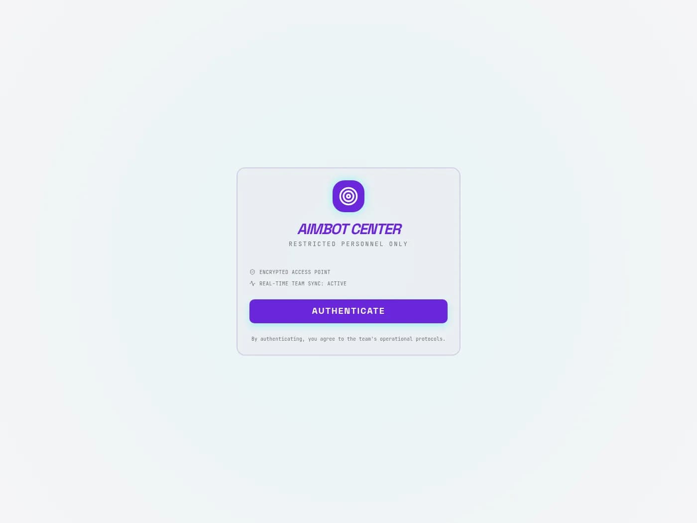 Aimbot Control Center