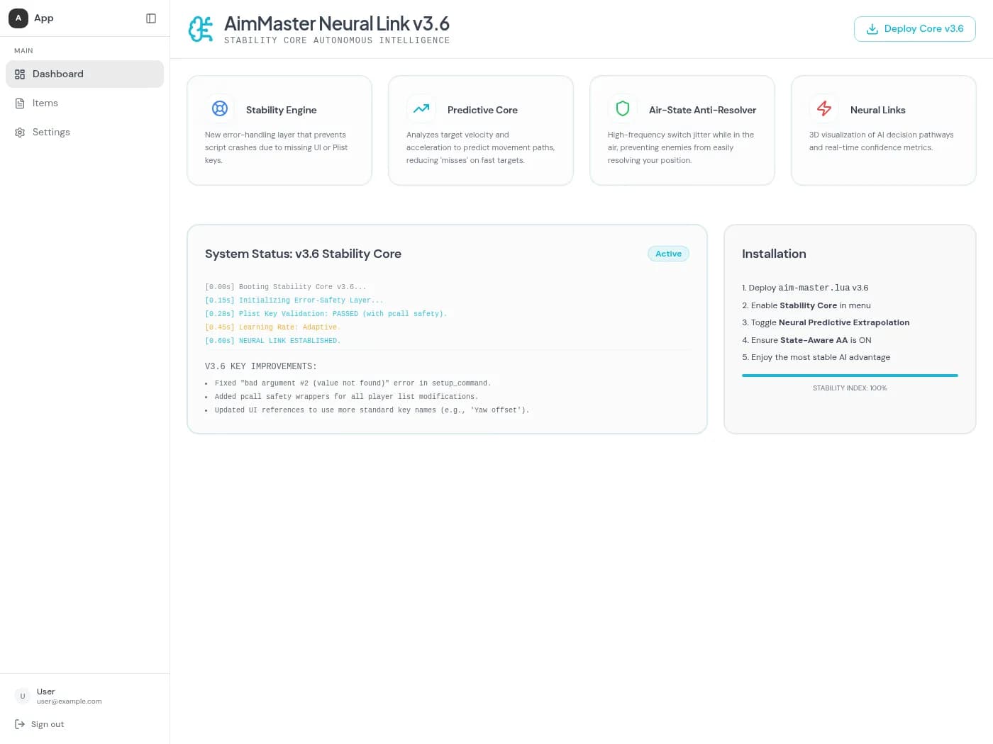 AimMaster Neural AI Hub
