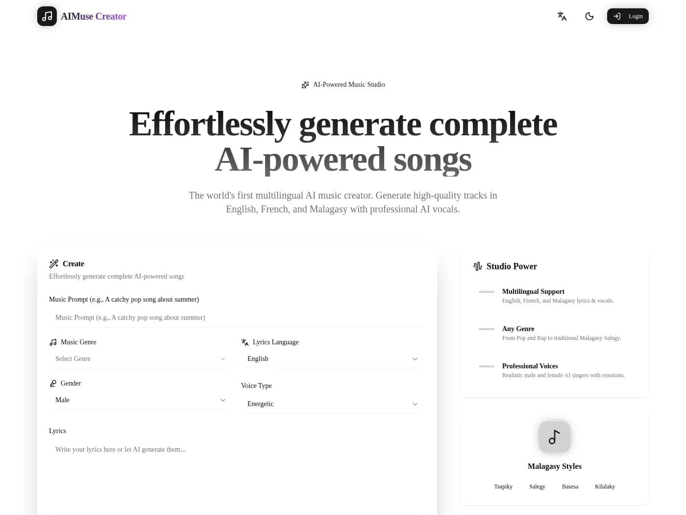 AIMuse Creator