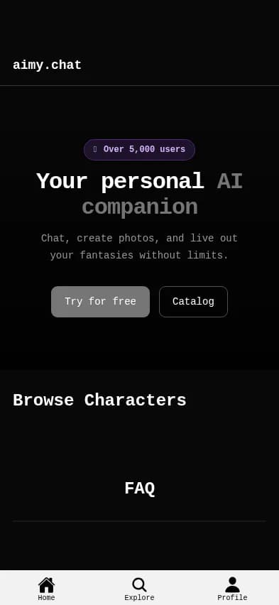 AimyChat Mobile Clone
