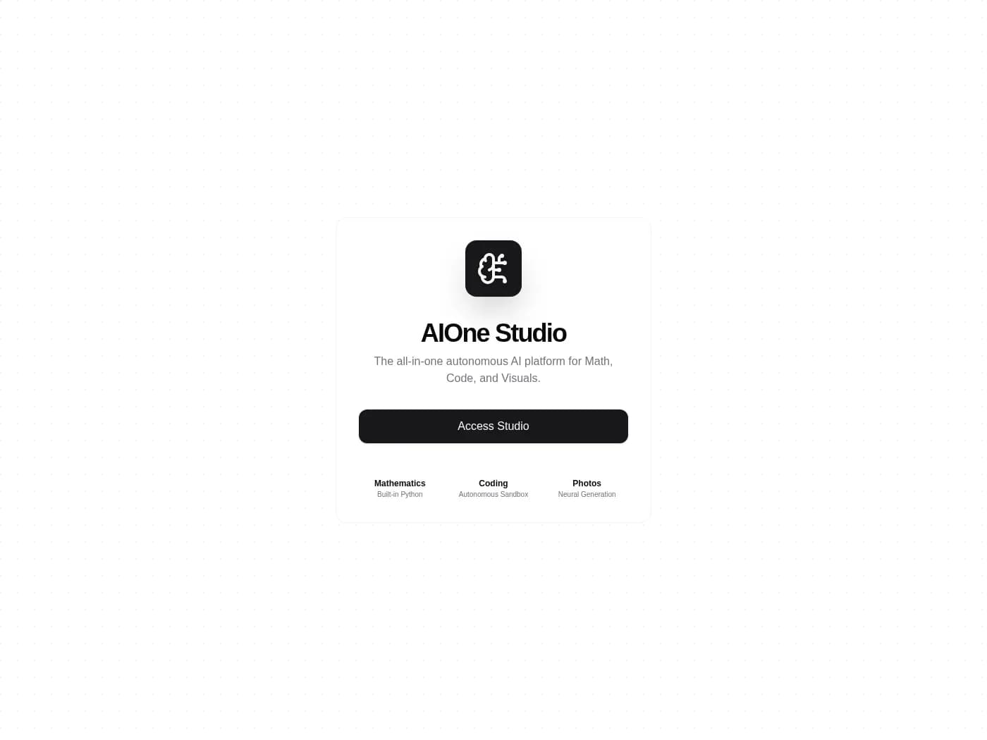 AIOne Studio