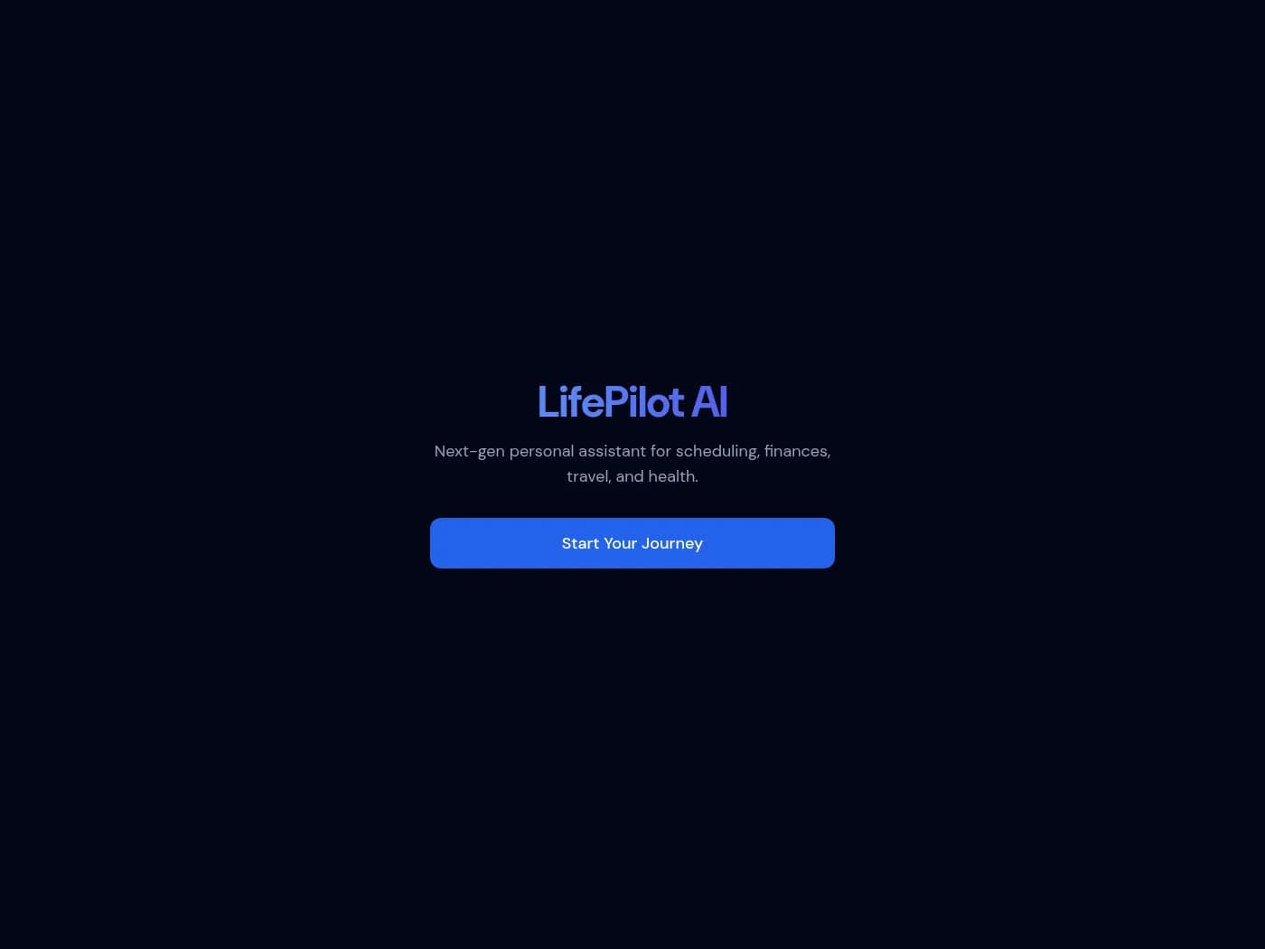 LifePilot AI Assistant