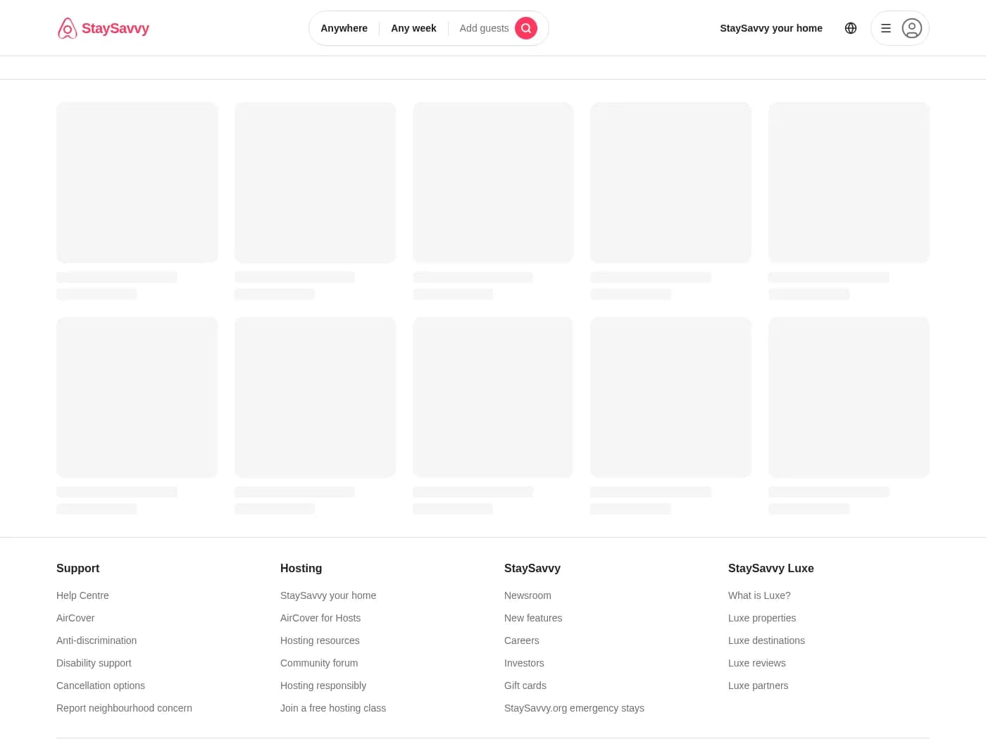 StaySavvy Booking Platform