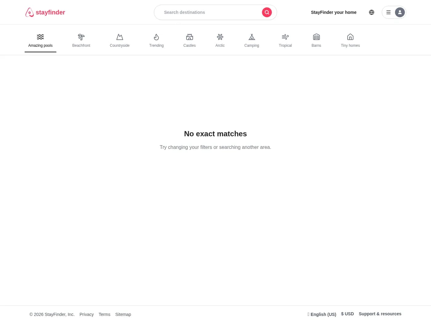 StayFinder Clone