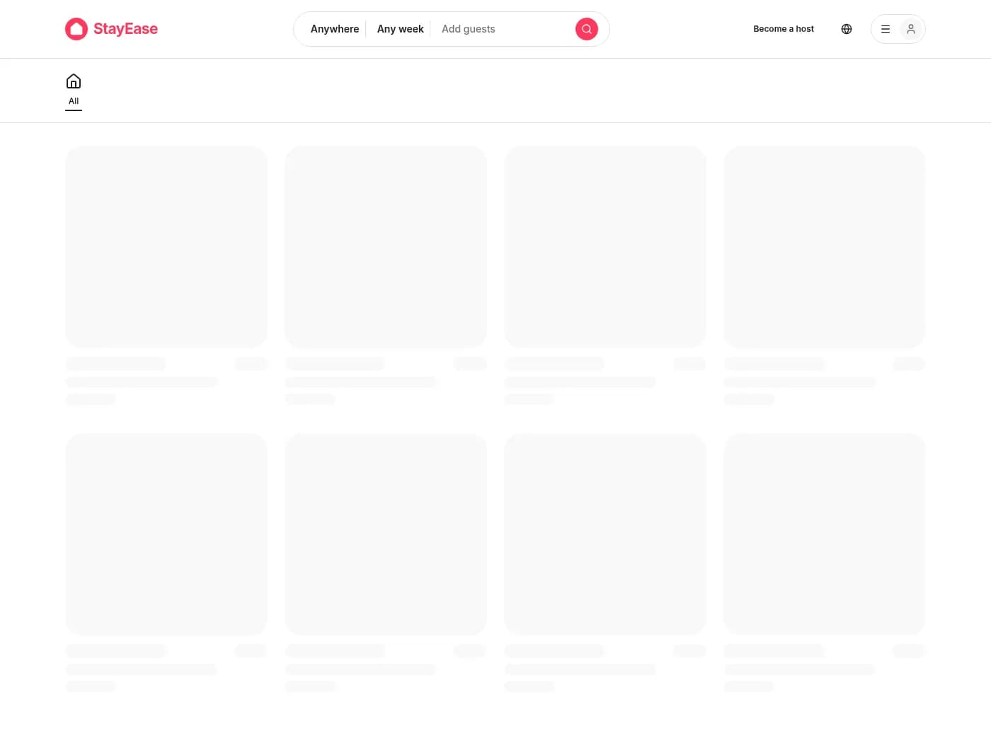 StayEase Airbnb Clone