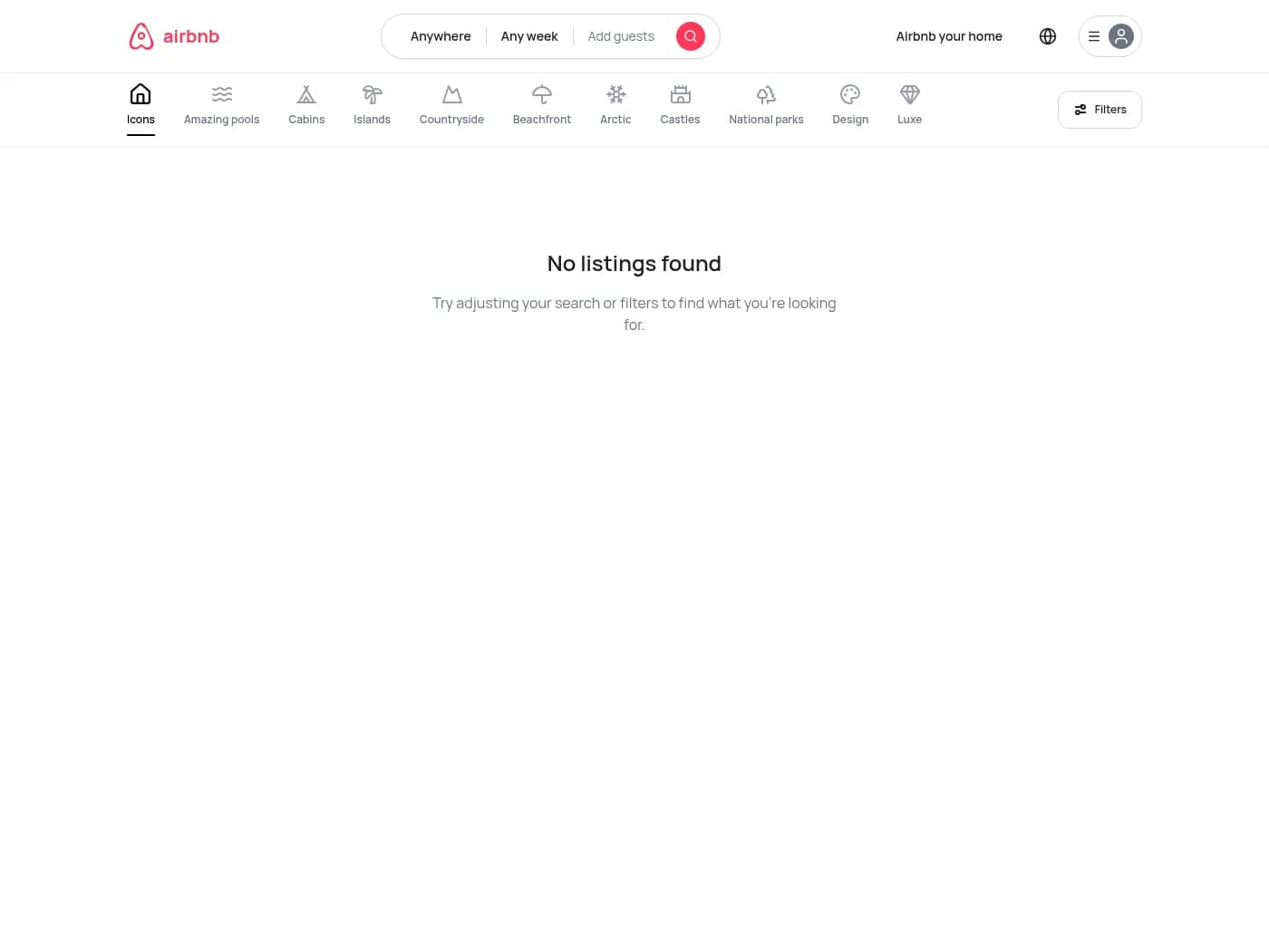 Airbnb Web Clone