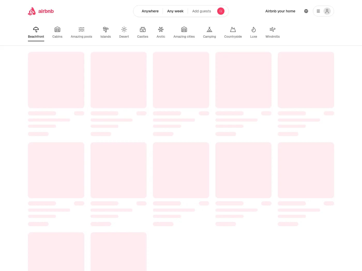 Airbnb Web Clone