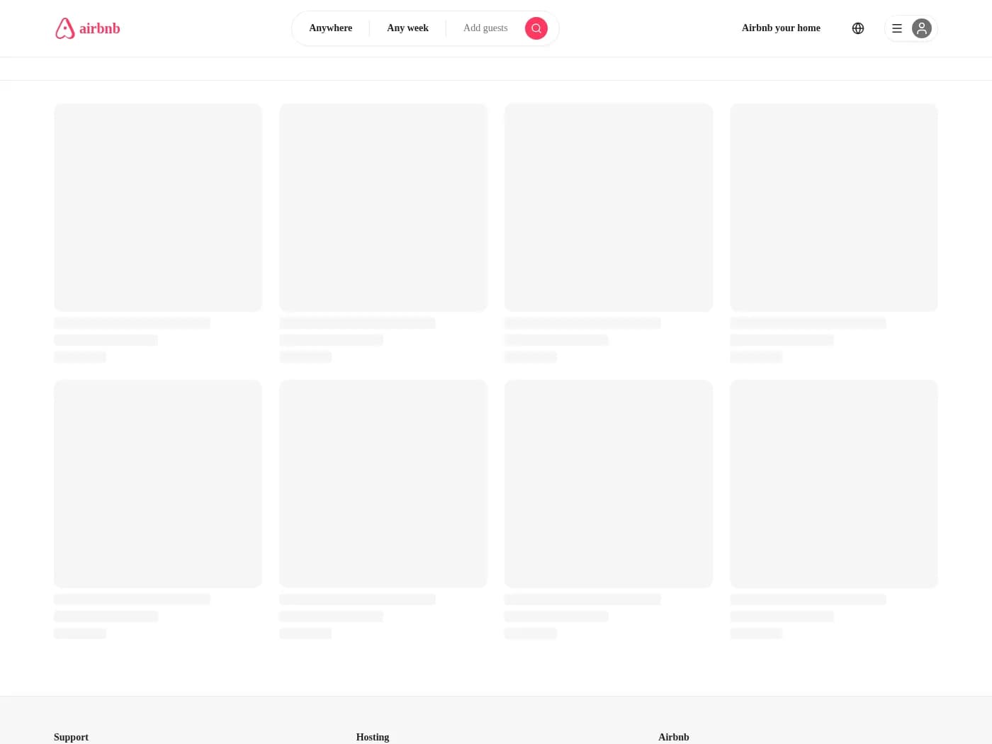 Airbnb Web Clone
