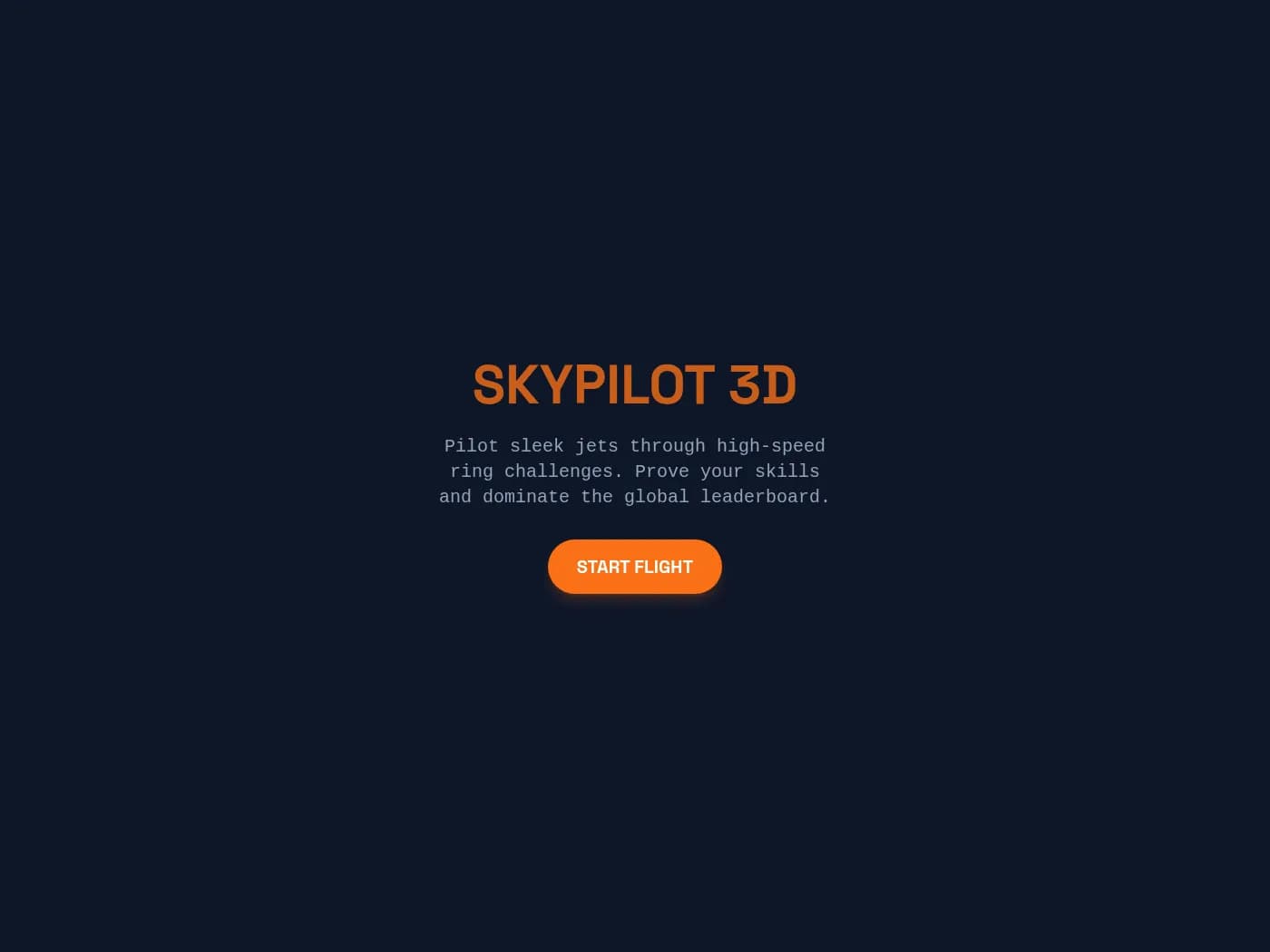 SkyPilot 3D Game