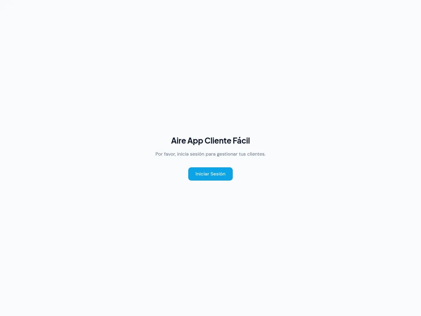 Aire App Cliente Fácil