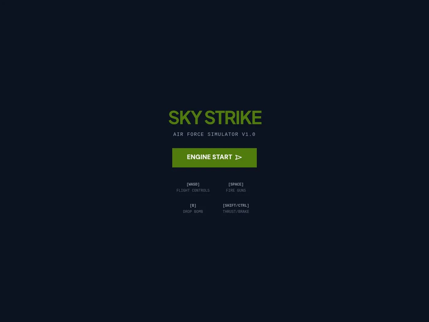 SkyStrike Plane Simulator