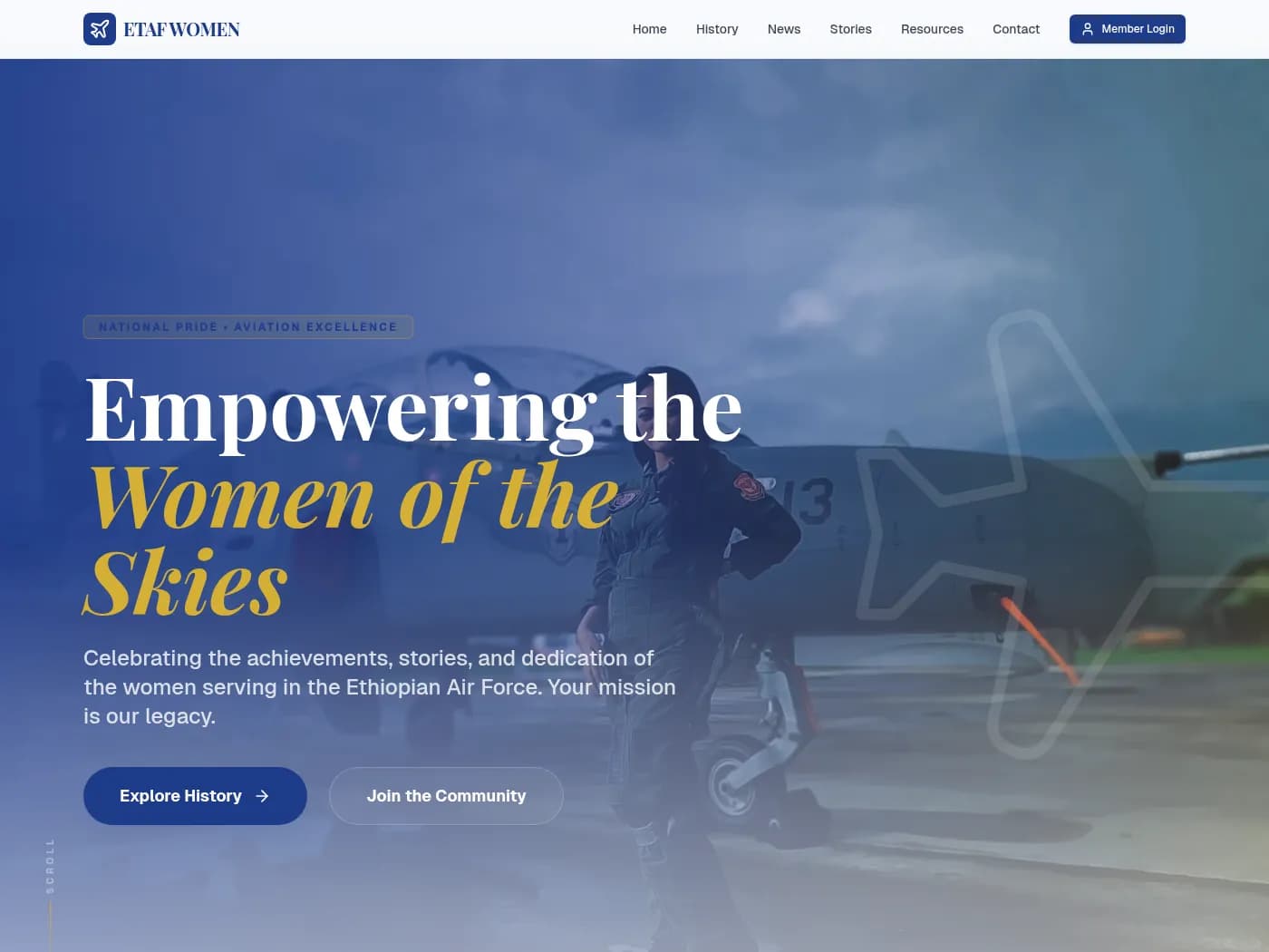 Ethiopian Airforce Women Portal