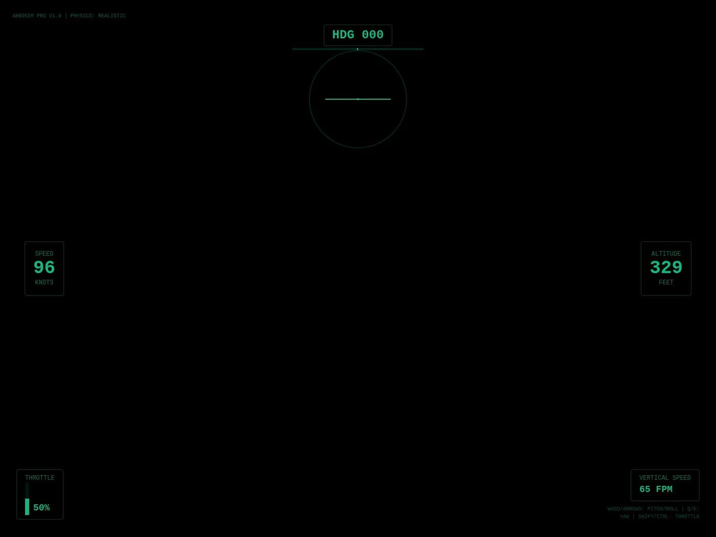 Realistic Airplane Simulator