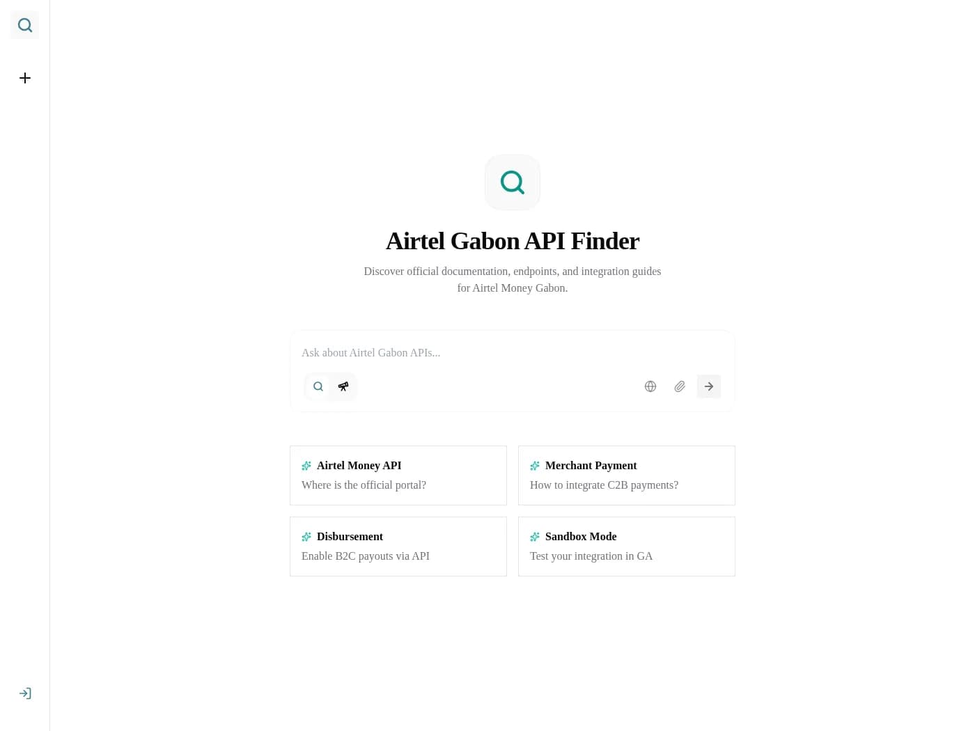 Airtel Gabon API Finder