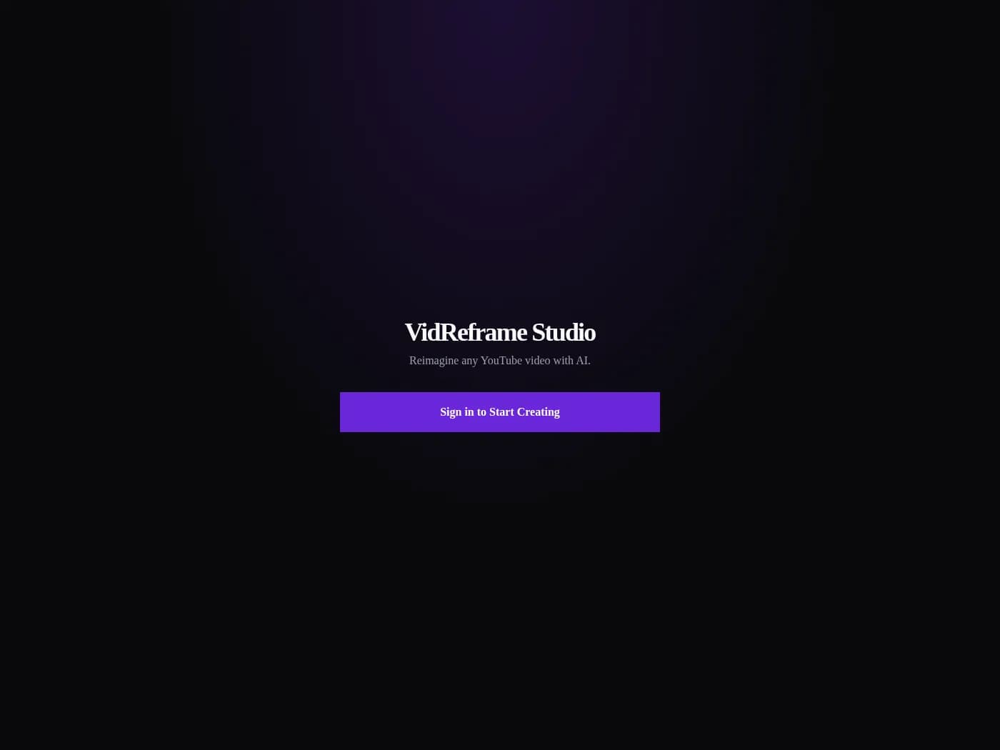 VidReframe AI Studio