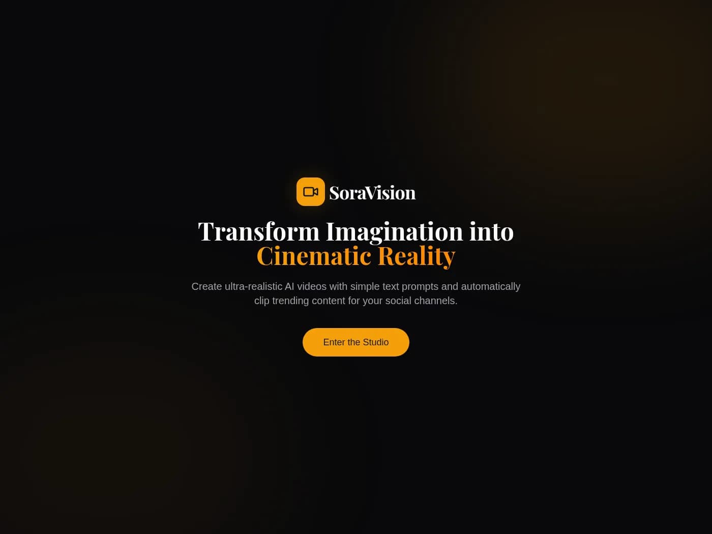 SoraVision AI Studio