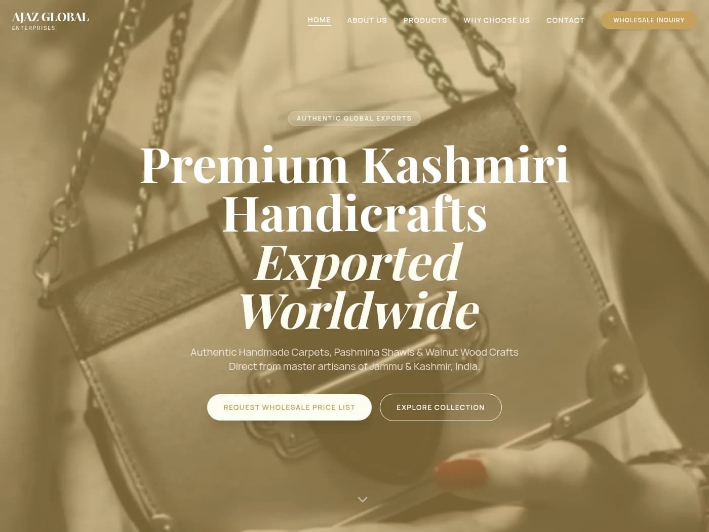 Ajaz Global Exports Site