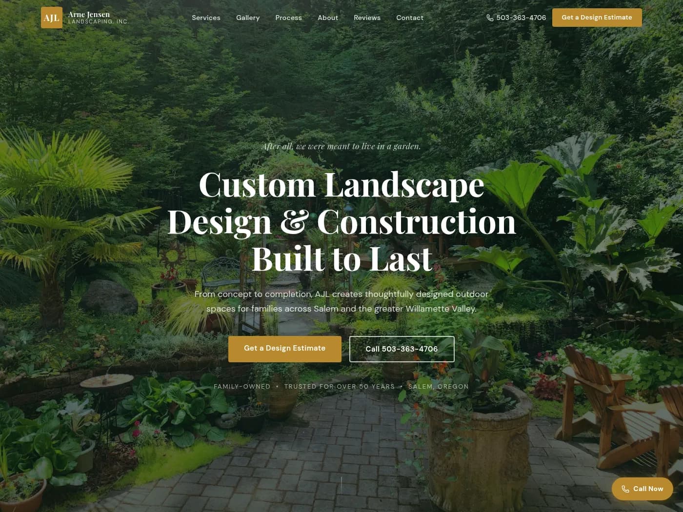 AJL Landscape Design Site