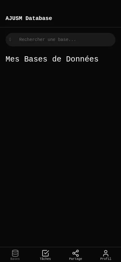AJUSM Database App