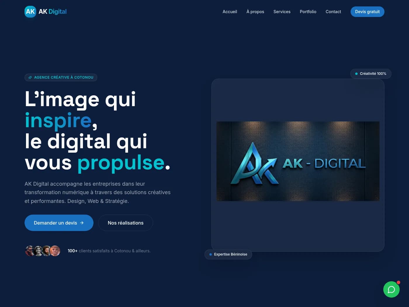 AK Digital Agency Site