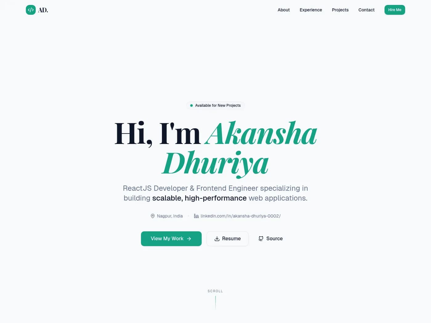 Akansha Dhuriya Portfolio