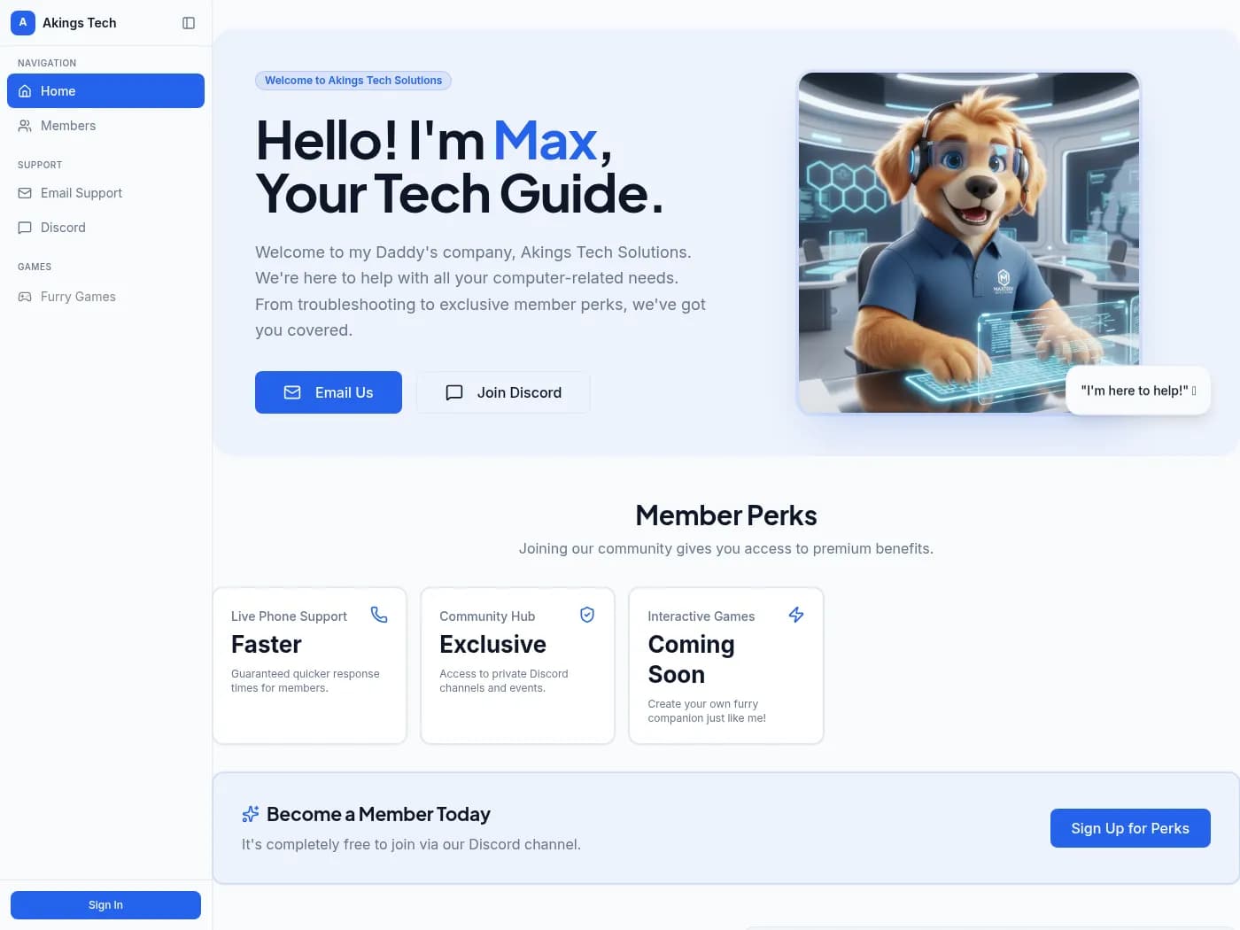Akings Tech Guide Portal