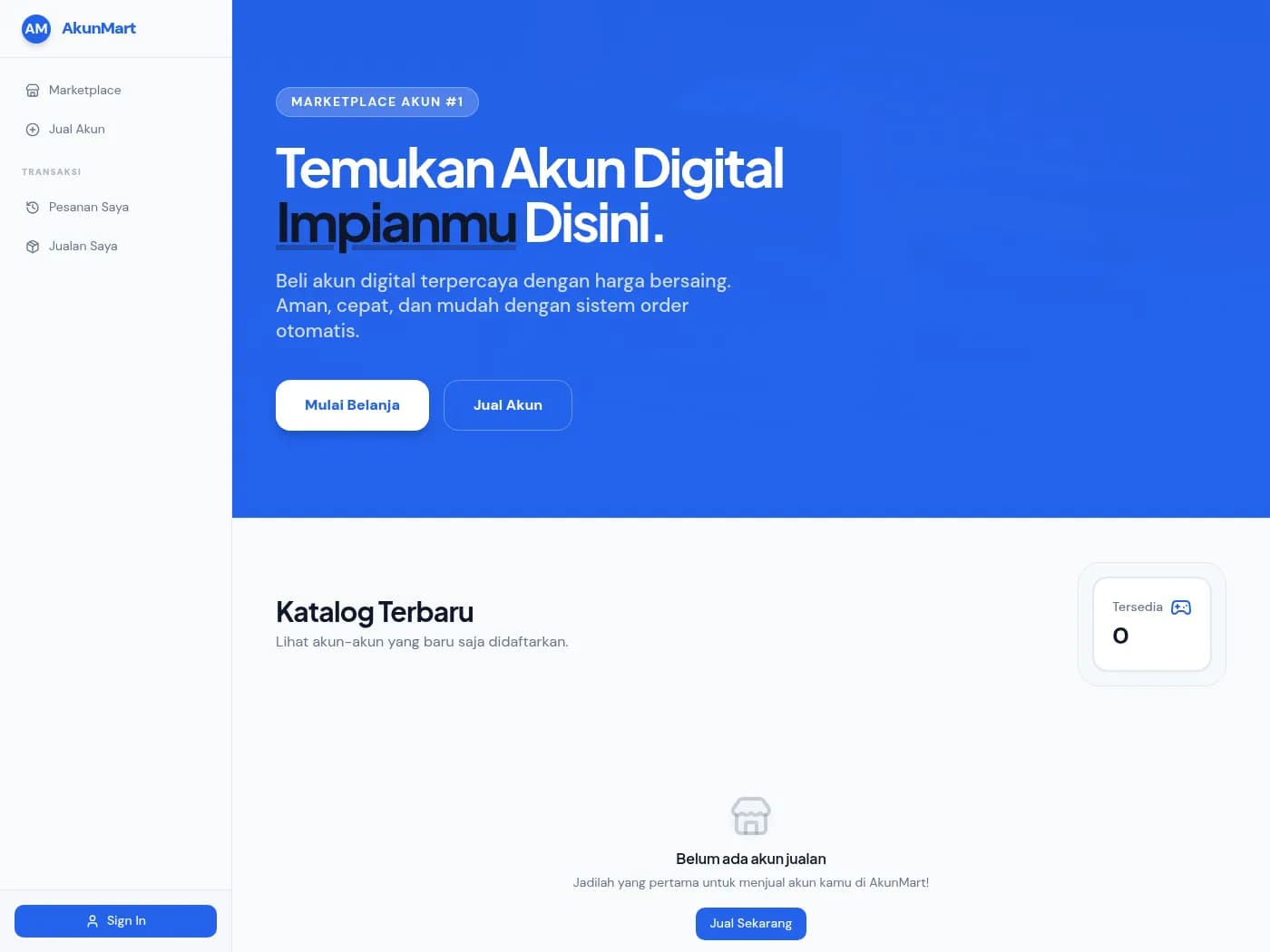 AkunMart Marketplace