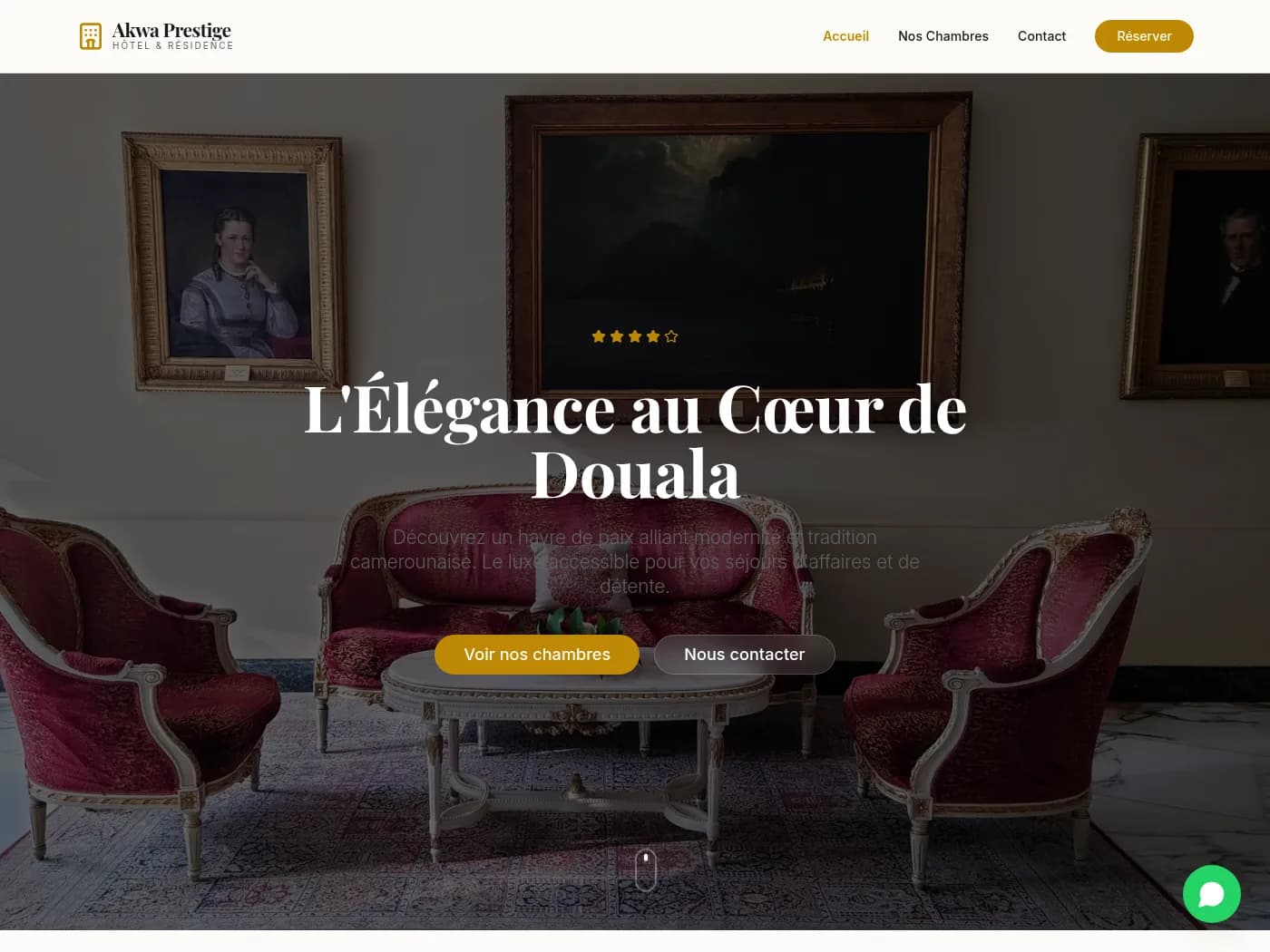 Hôtel Akwa Prestige Web
