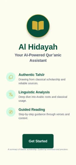 Al Hidayah Assistant
