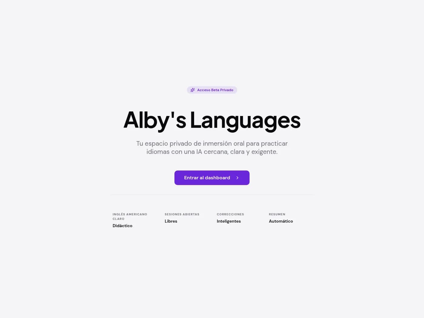 Alby's Languages Beta