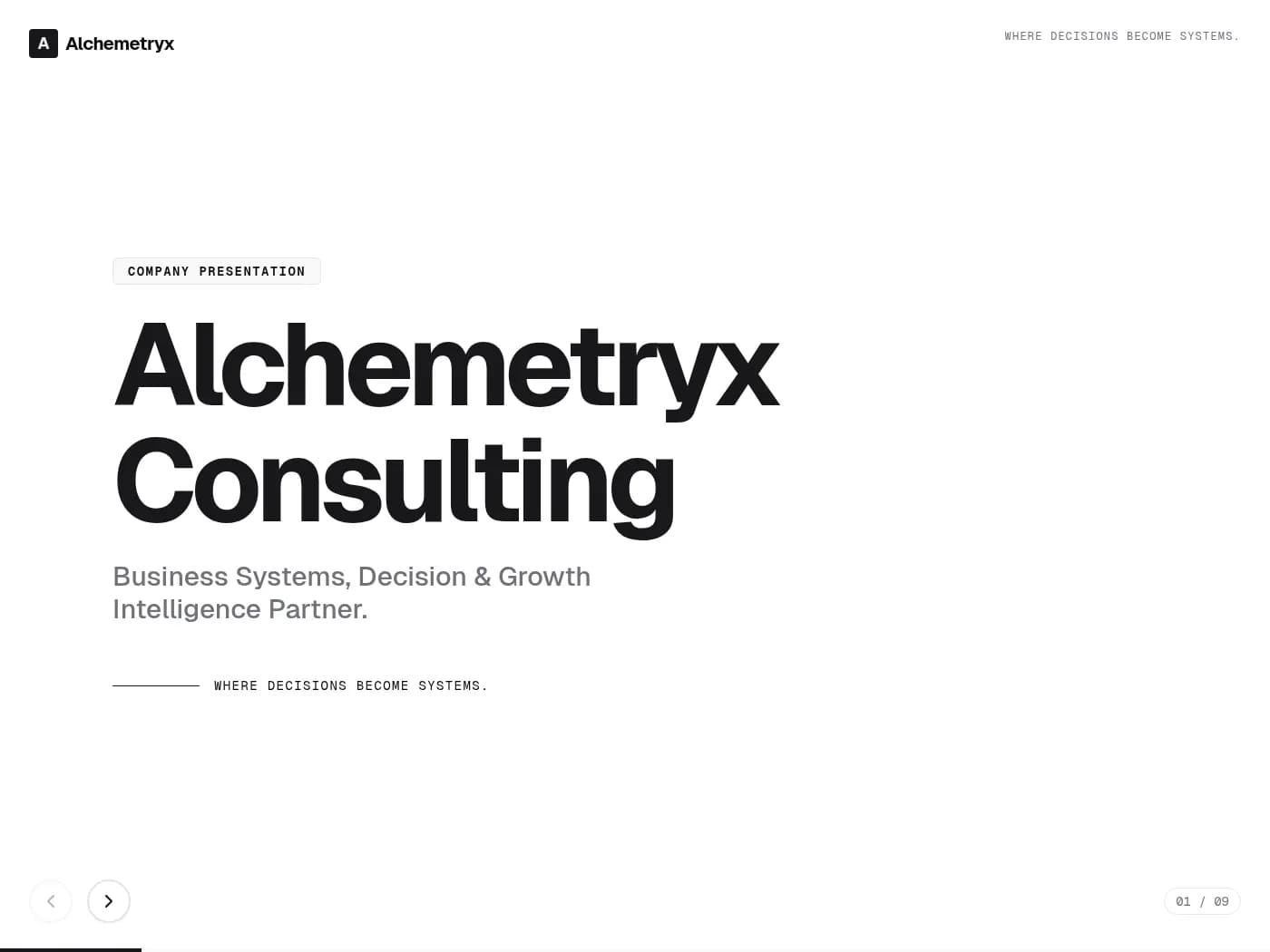 Alchemetryx Company Deck