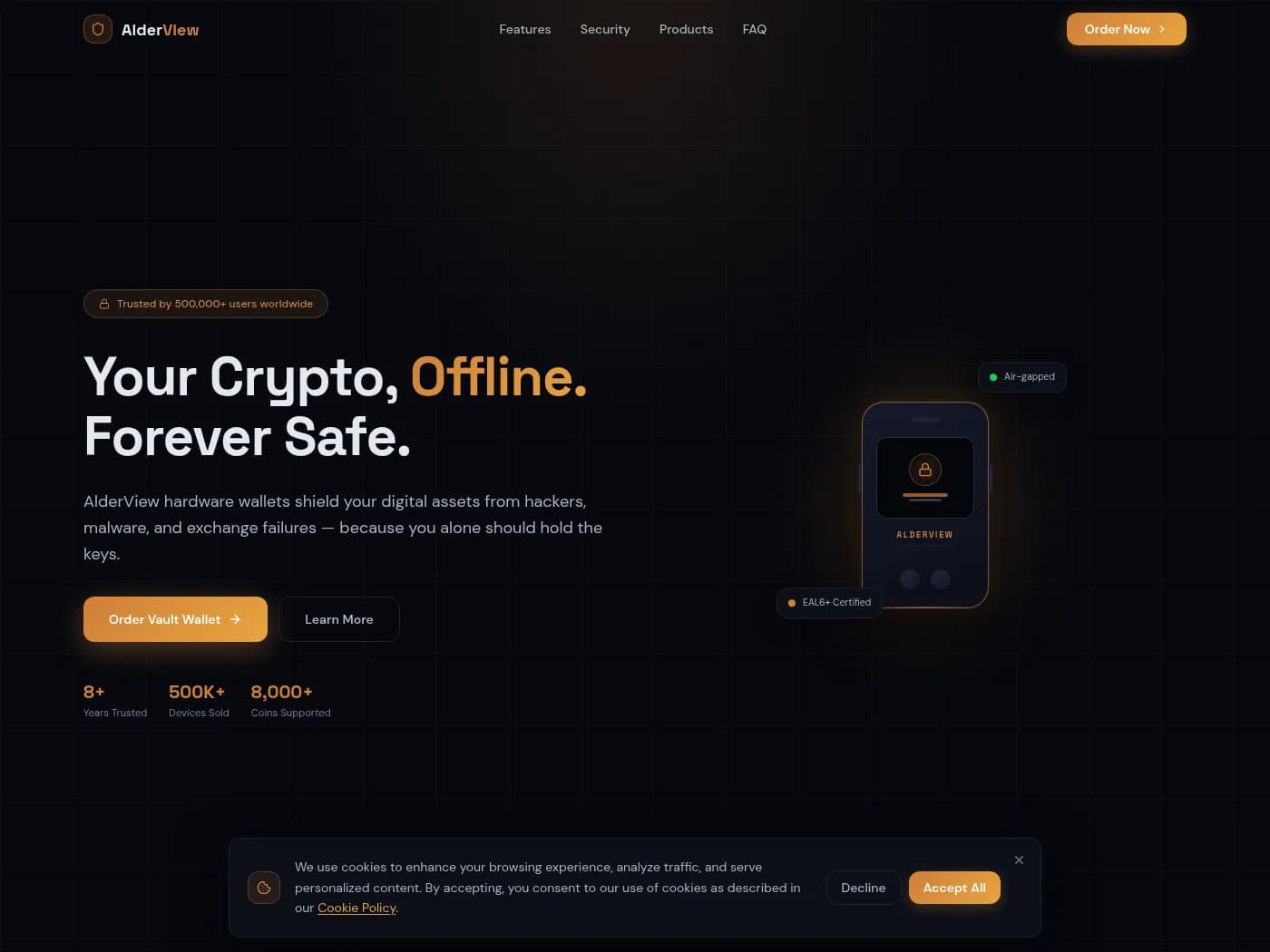 AlderView Crypto Wallet