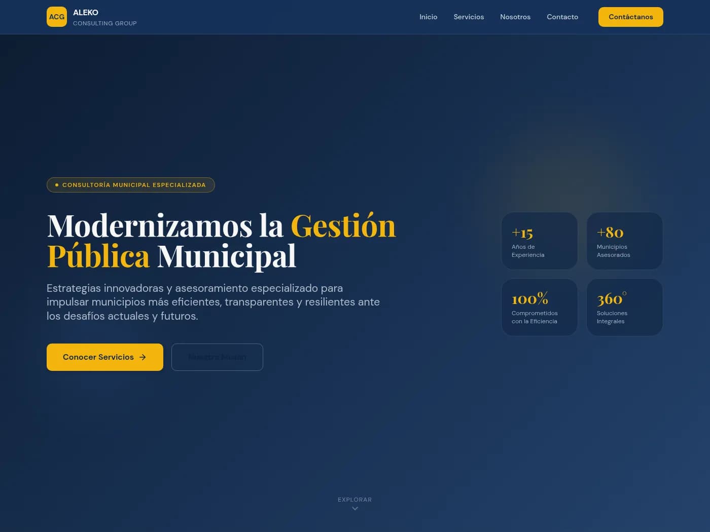 ALEKO Consulting Web